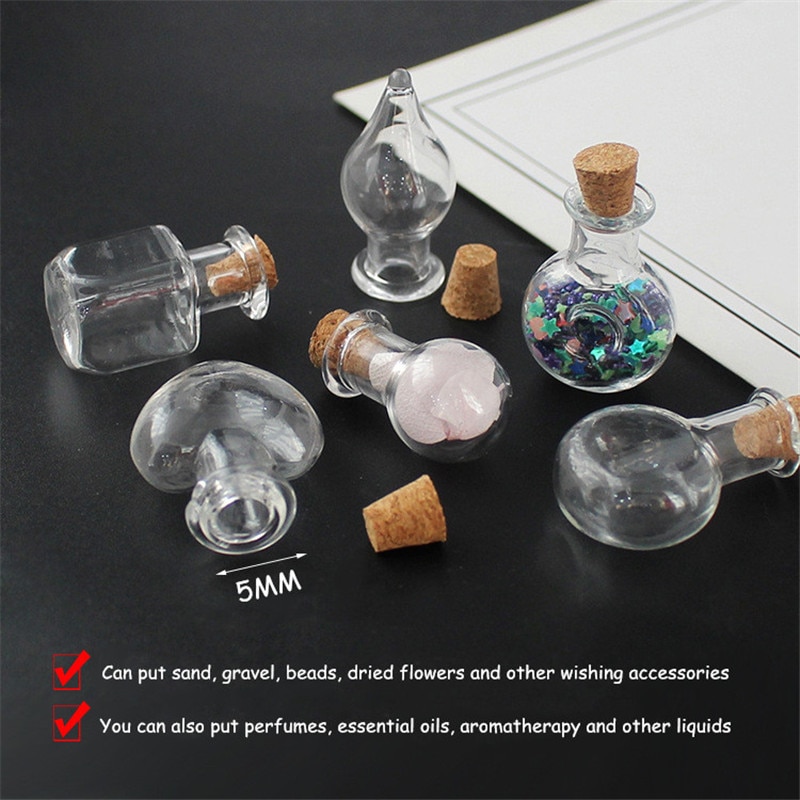 20Pcs Mini Clear Glass Vials Kids Birthday Party F... – Vicedeal