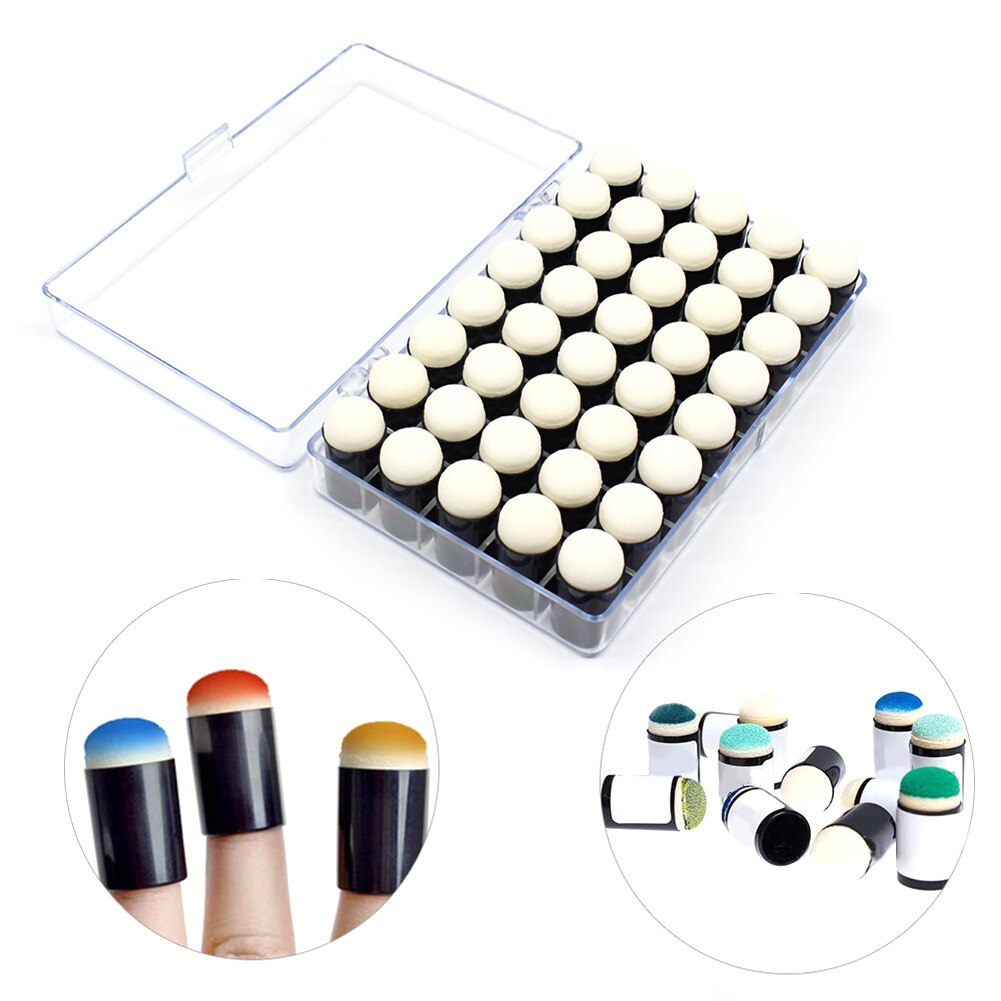 Drawing tools 40Pcs DIY Smudge Color Sponge Finger... – Grandado