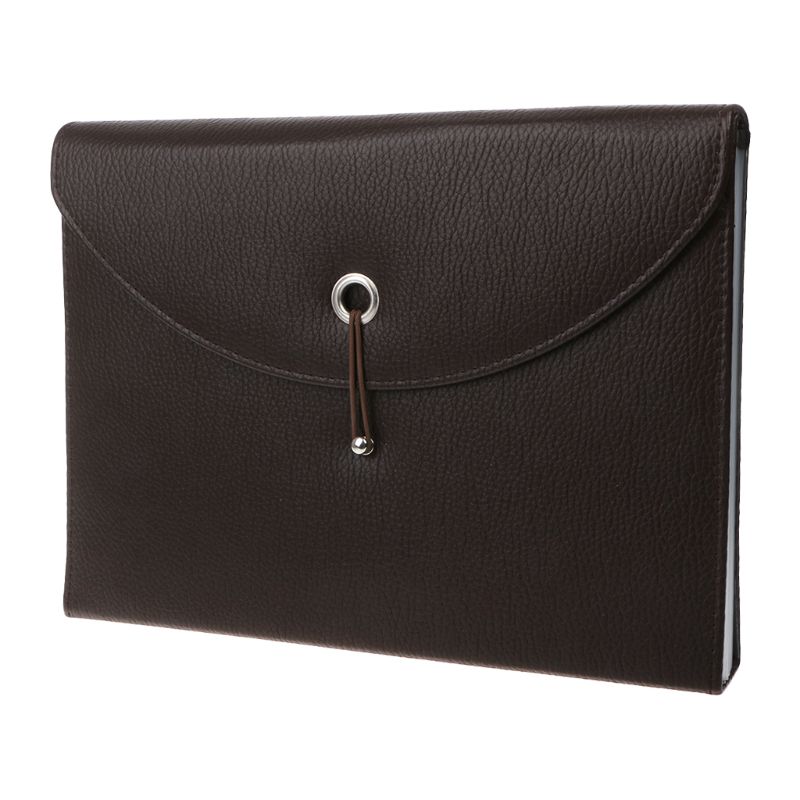 A4 Business Bag Men Lady Leather Pouch Paper File ... – Vicedeal