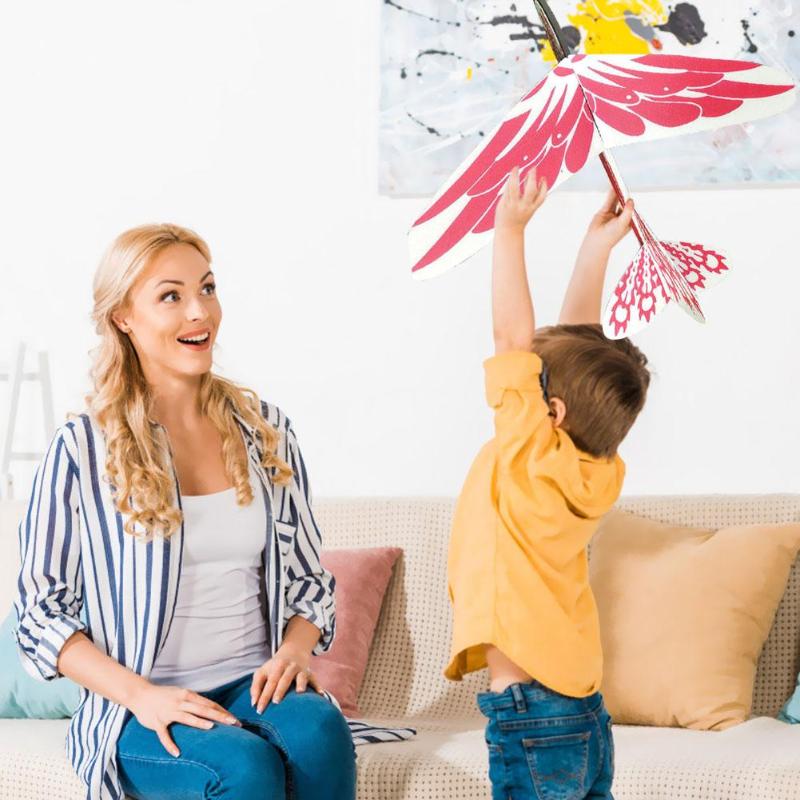 DIY Kid Bird Model Aircraft Toy Rubber Band Powere... – Vicedeal