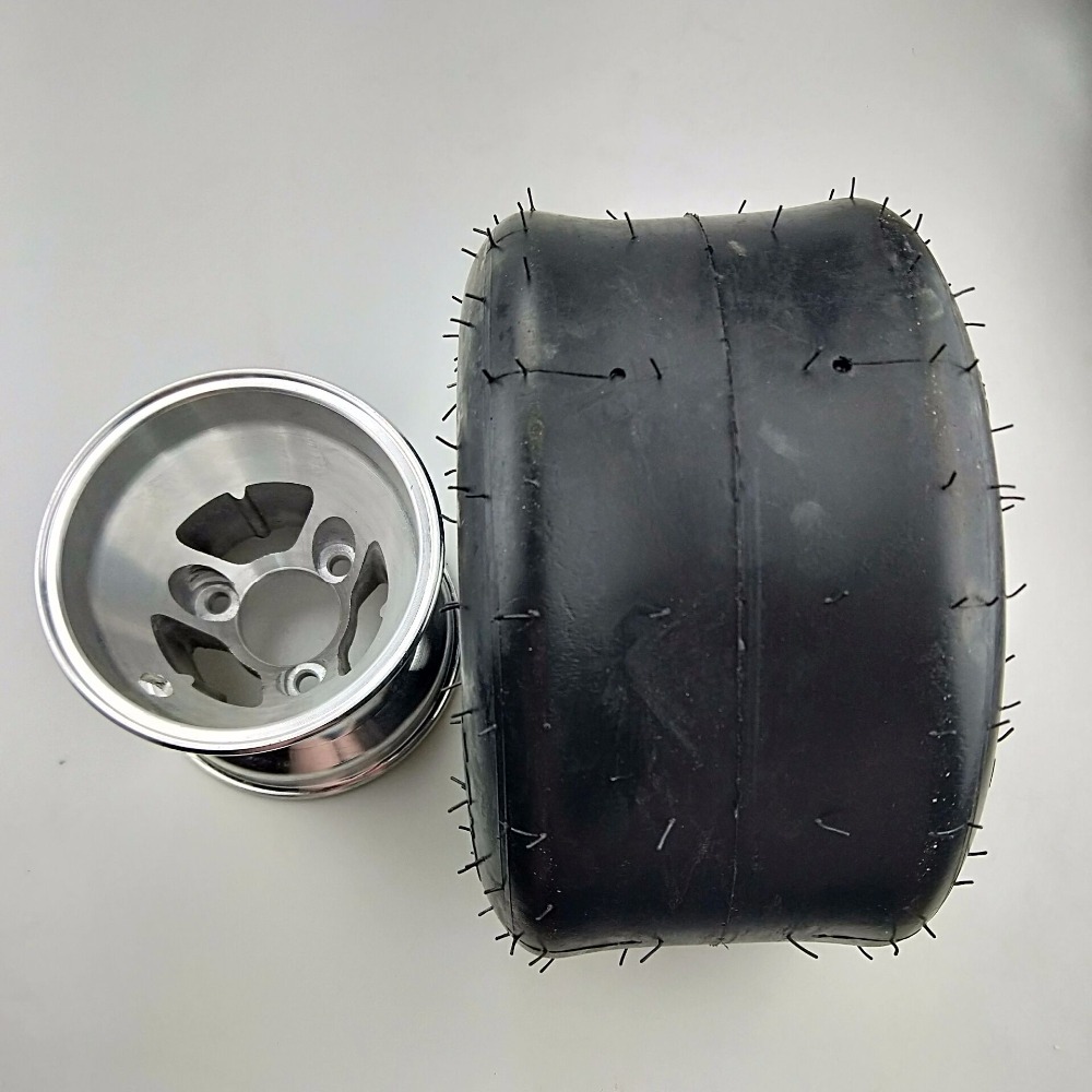 168 Go kart 5 inch front wheel 10x4.50-5 tire rim ... – Vicedeal