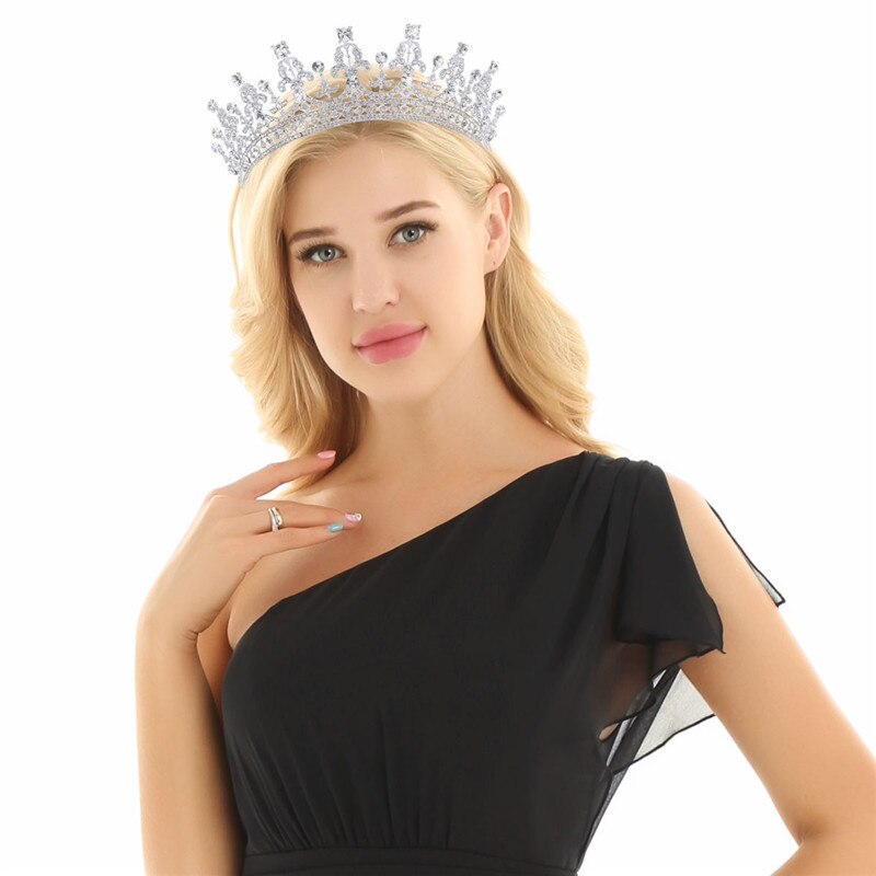 Women Girls Crystal Rhinestone Princess Tiara Head... – Grandado Women Girls Crystal Rhinestone Princess Tiara Head... – Grandado