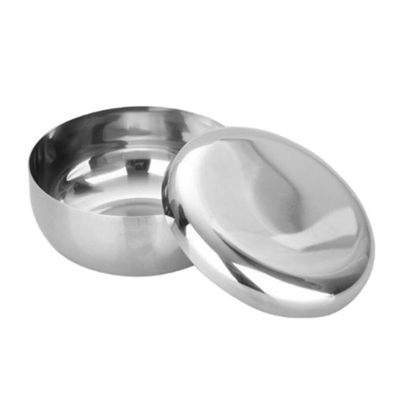 Korean Stainless Steel Rice Bowl Spice Dish Silver... – Grandado