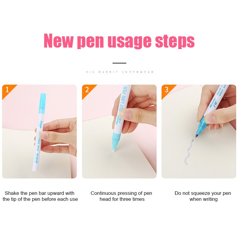 8 Colors/Set Card Writing Drawing Pens Double Line... – Vicedeal