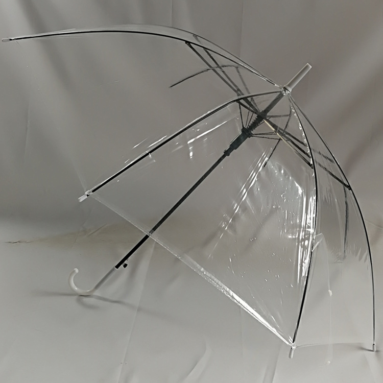 Transparent Long Handle Umbrella Plastic POE Trans... – Vicedeal