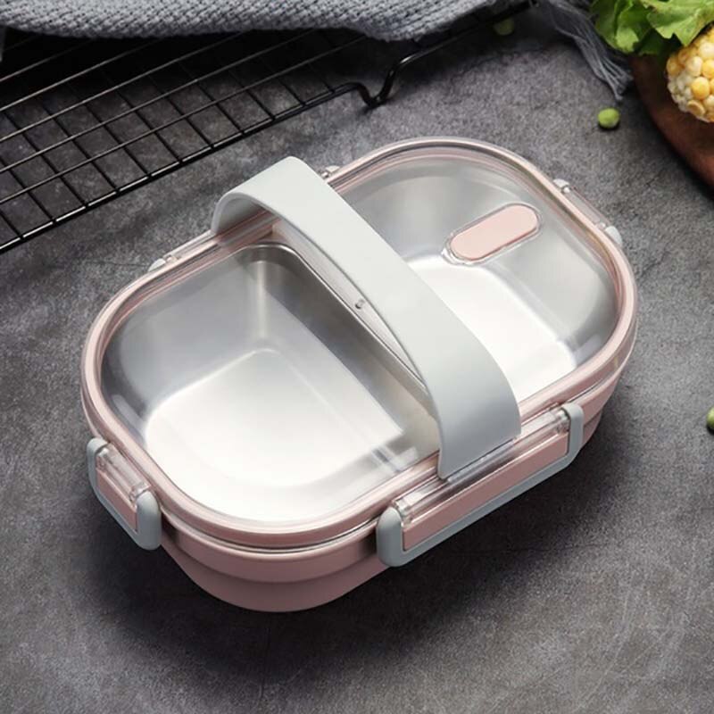 1Pc Portable Lunch Box For Kids School 304 Stainle... – Grandado