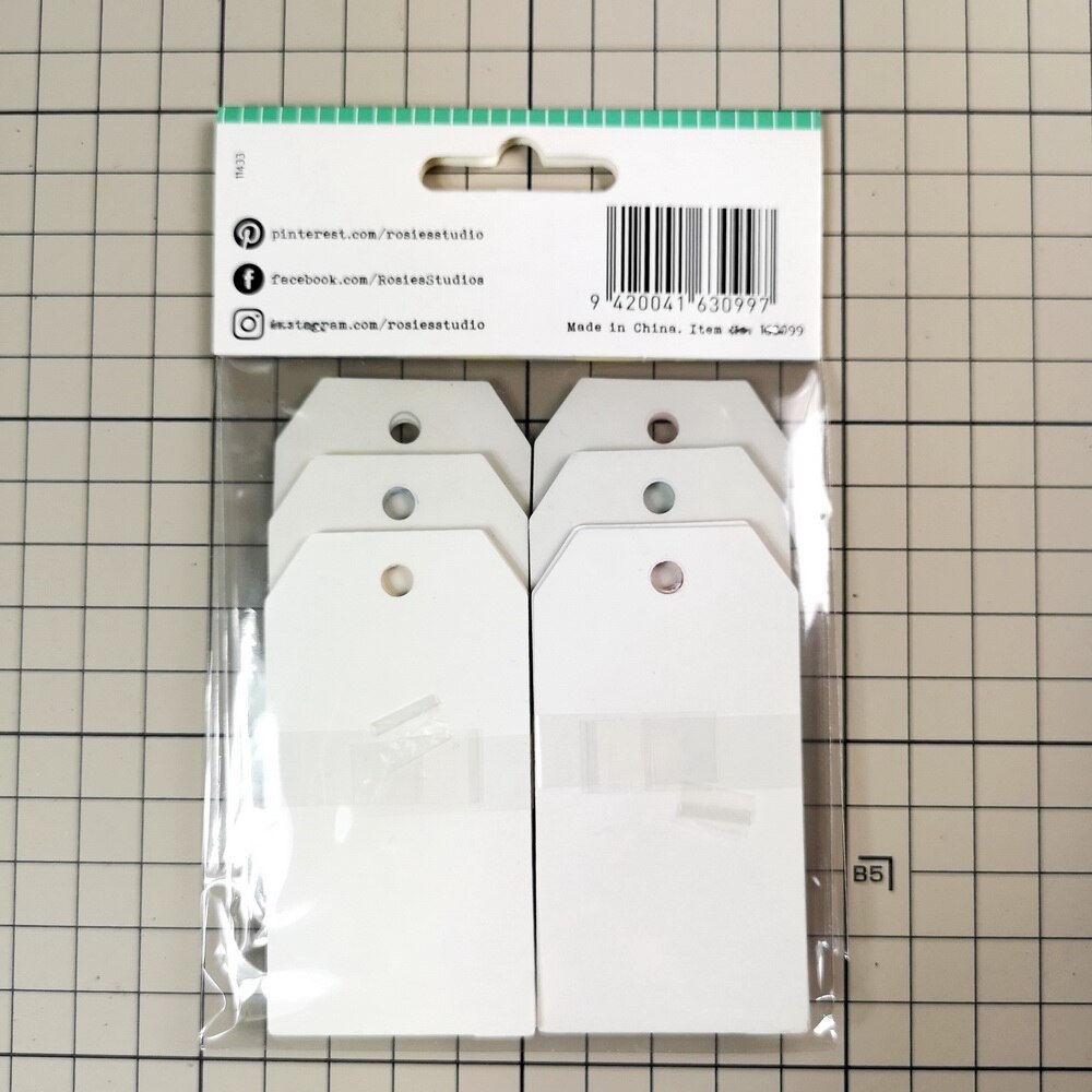 CRZCrafter Cardboard tags Foil Printed Scrapbookin... – Grandado