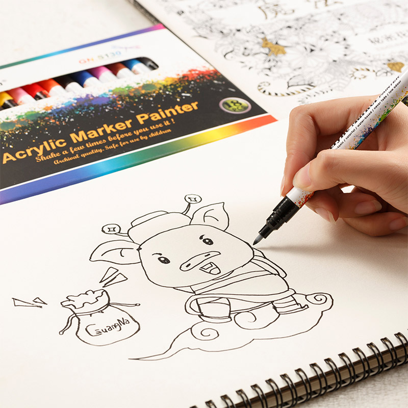 12/18/36Colors 0.7mm Acrylic Paint Marker Pen Set ... – Grandado