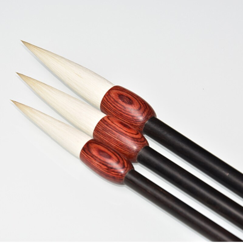 Chinese Calligraphy Brush Set Long Peak Woolen Hai... – Grandado