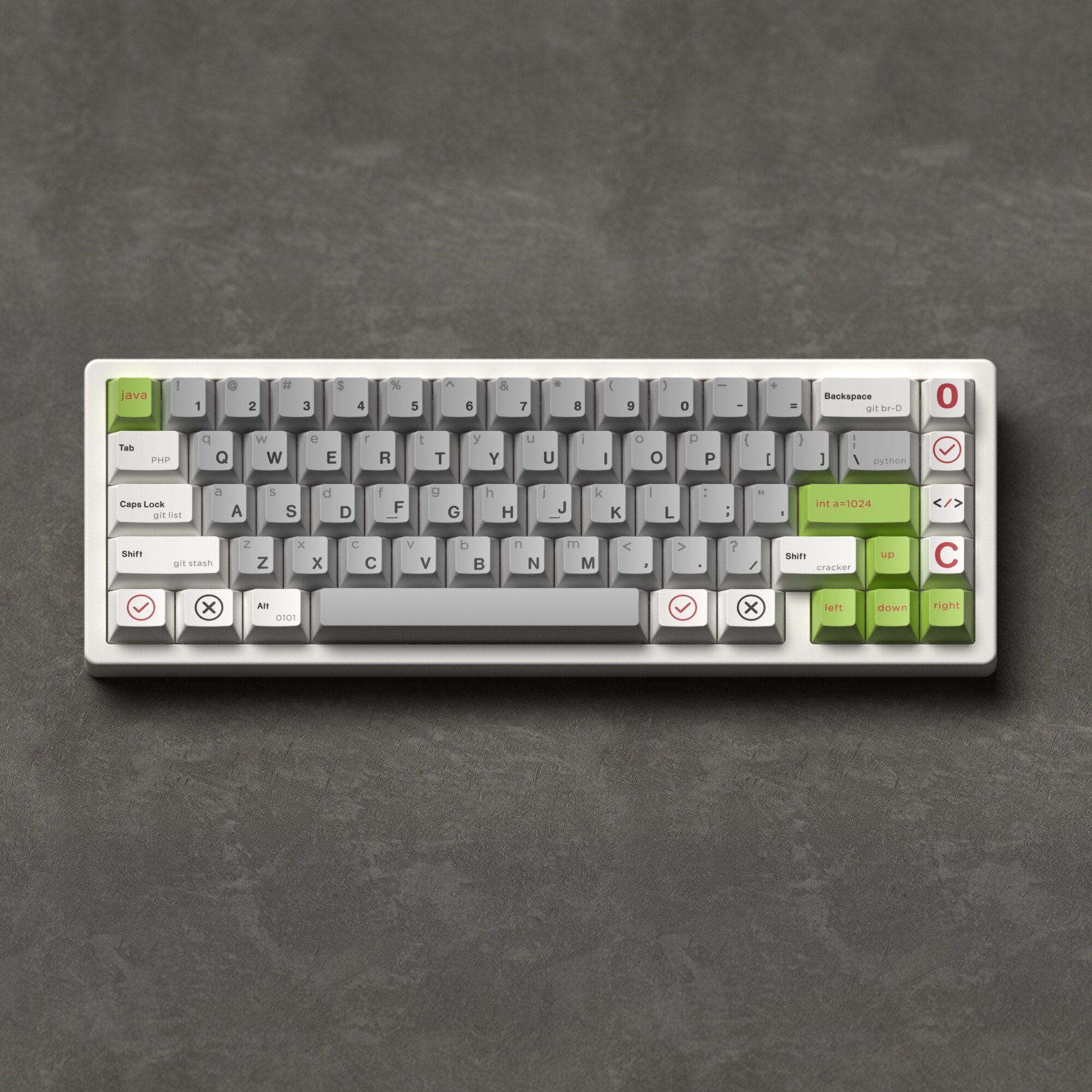 JKDK The programmer Keycap Cherry Profile PBT Dye ... – Vicedeal