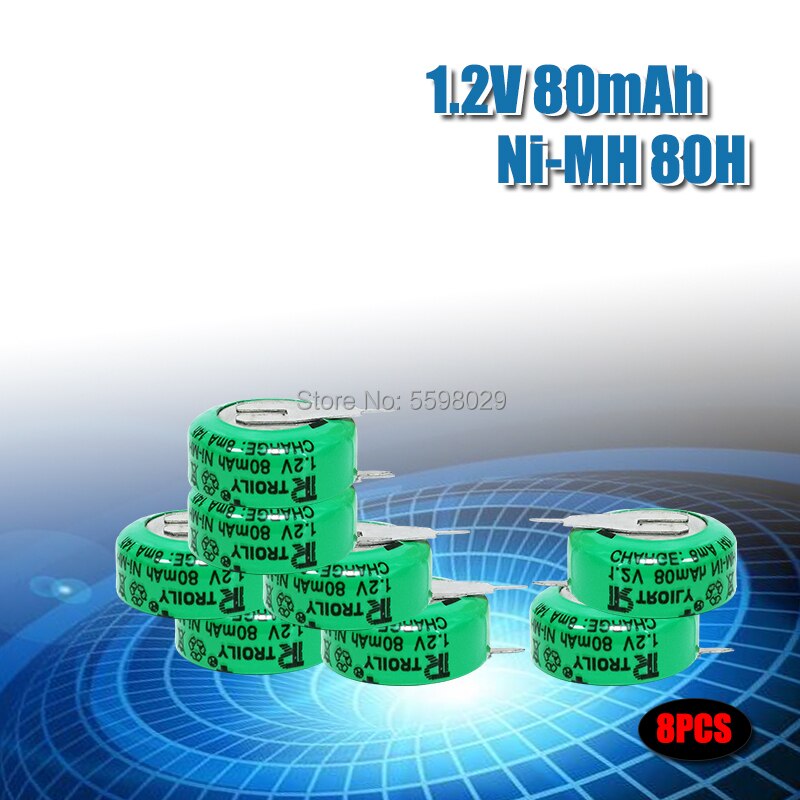 1.2V 80mAh Ni-MH Li-Po Lithium Li-polymer Bateria ... – Grandado