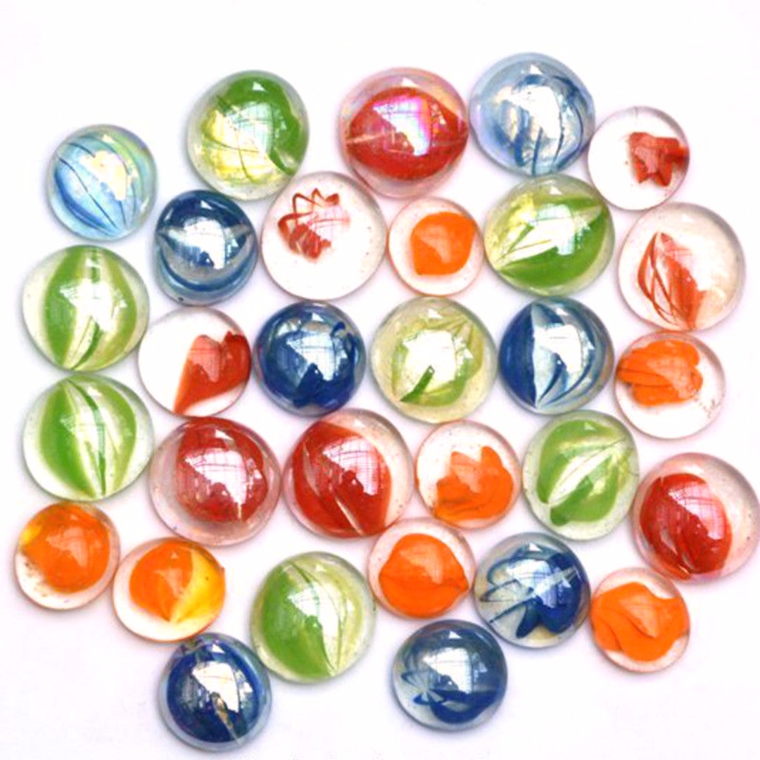 100g Mixed Color Glass Gems Mosaic Tiles Pebbles N... – Grandado