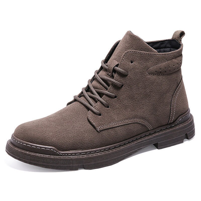 Winter And Autumn Men's Martin Warm Work Boots Wit... – Grandado
