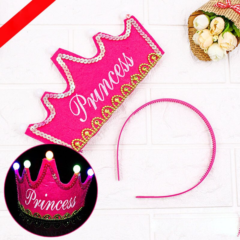 Lighting Crown Happy Birthday Hats For Kids Birthd... – Grandado