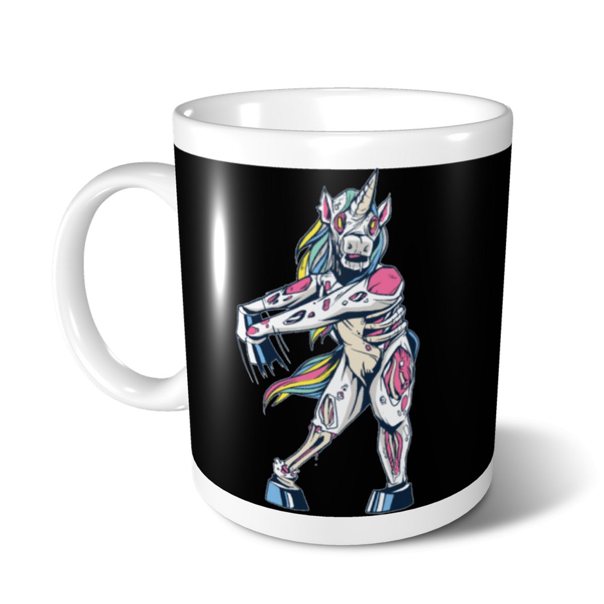 Cute Funny Creepyhalloweenzombieunicorn Mugs Coffe... – Grandado