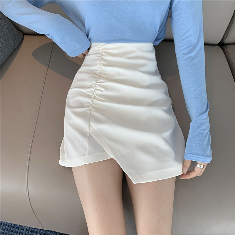 Mini jupes trapèze pour femmes, couleur unie, déco... – Grandado