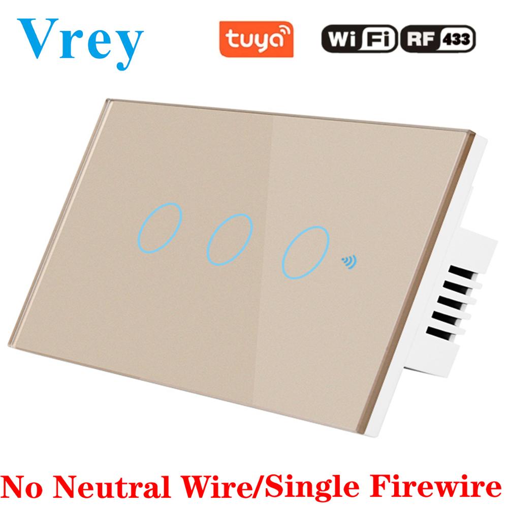 Vrey Wifi Smart Touch Switch100V-240v Muur Touchsc... – Grandado