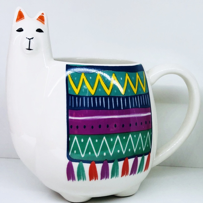 3D Alpaca Modeling Ceramic Mug Personality Animal ... – Grandado