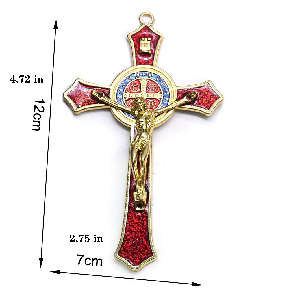 Crucifix Metal Materialreligious prayer cross Home... – Grandado
