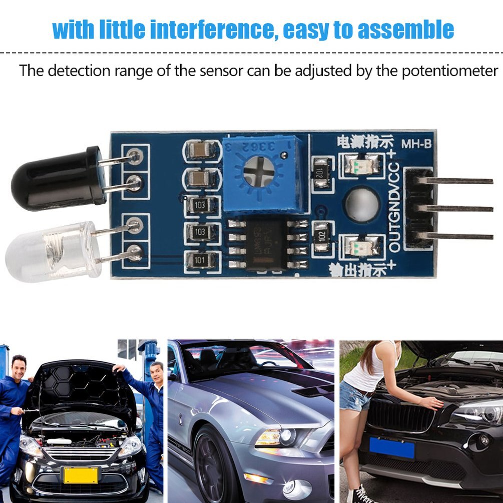 Super Angebote 1Pc IR Infrarot Hindernis Vermeidun... – Grandado