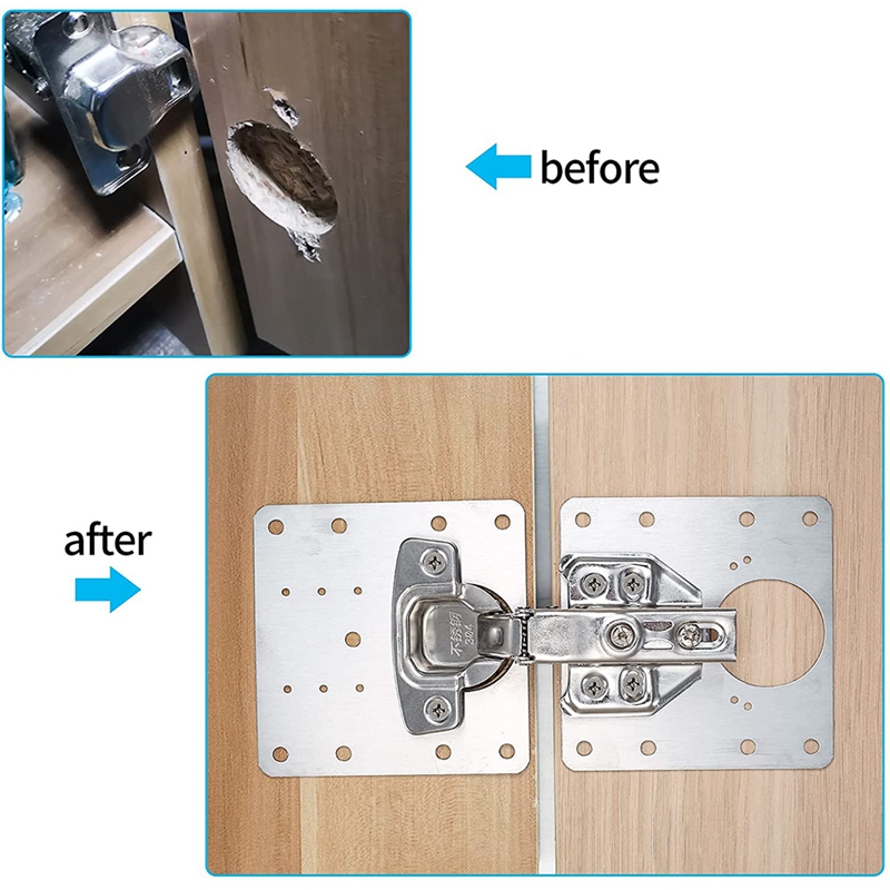 JFBL 4 Pcs Cabinet Hinges And 8 Pcs Hinges Repair ... – Vicedeal