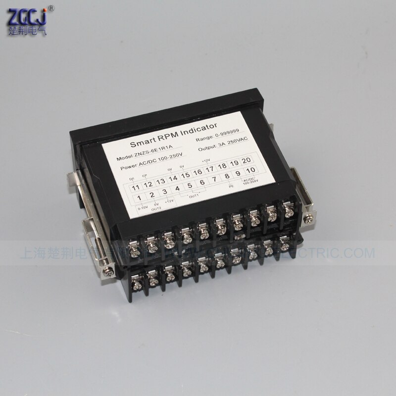 Digital RPM indicator with 0-10V output 0-999999 s... – Grandado