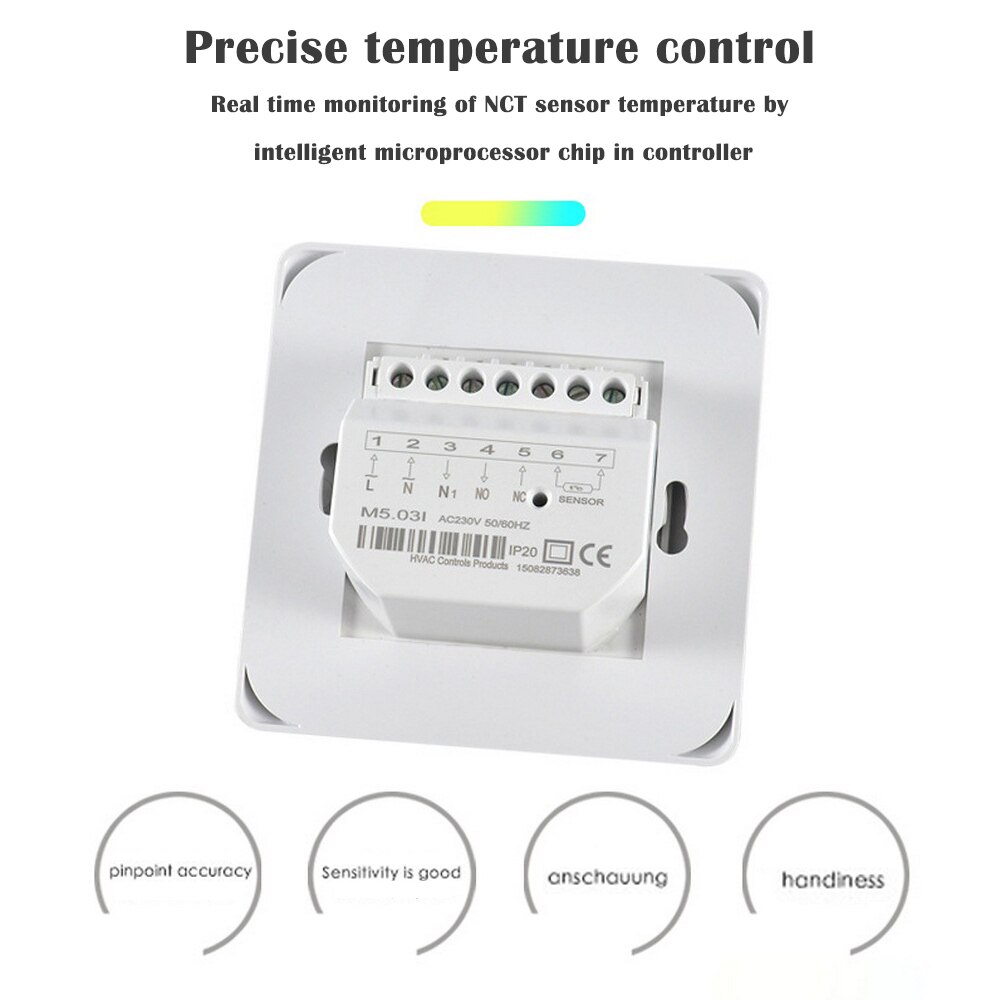 220V 16A/3A Temperature Controller Manual Electric... – Grandado