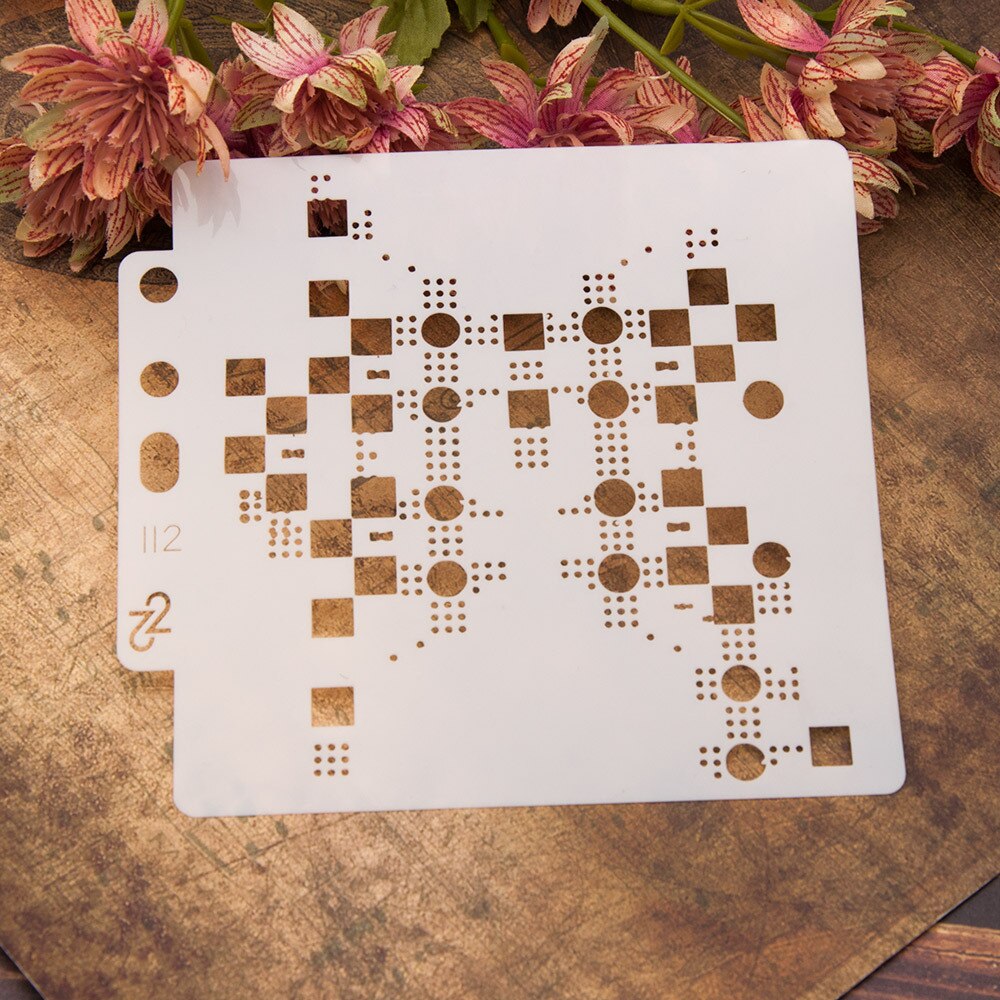 9Pcs/Lot 14cm Vintage Geometry Numbers Dot DIY Lay... – Vicedeal