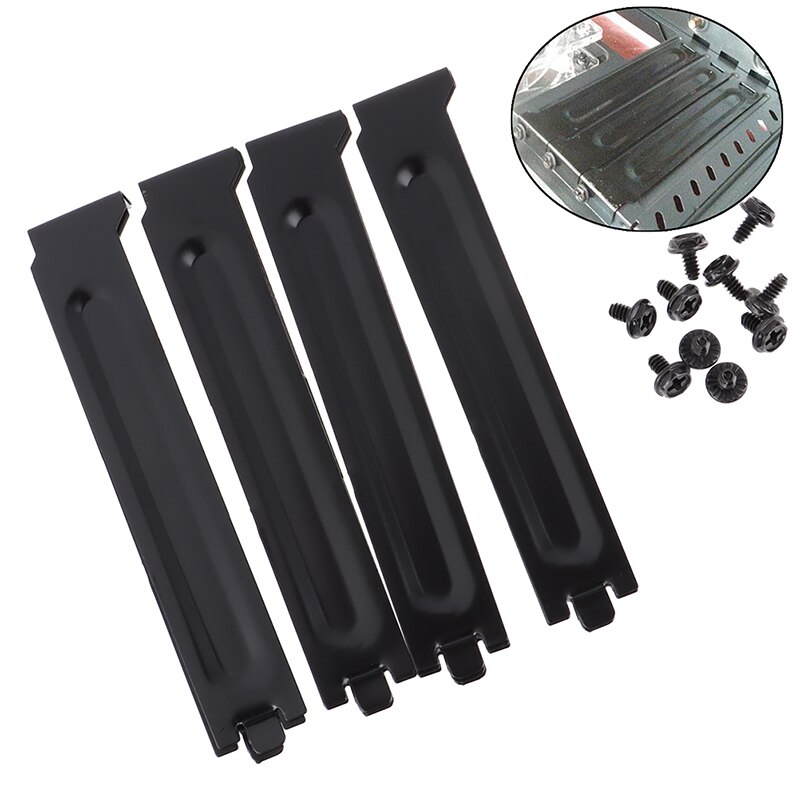 10pcs Black PCI Chassis Slot Covers Bracket Hard S... – Vicedeal
