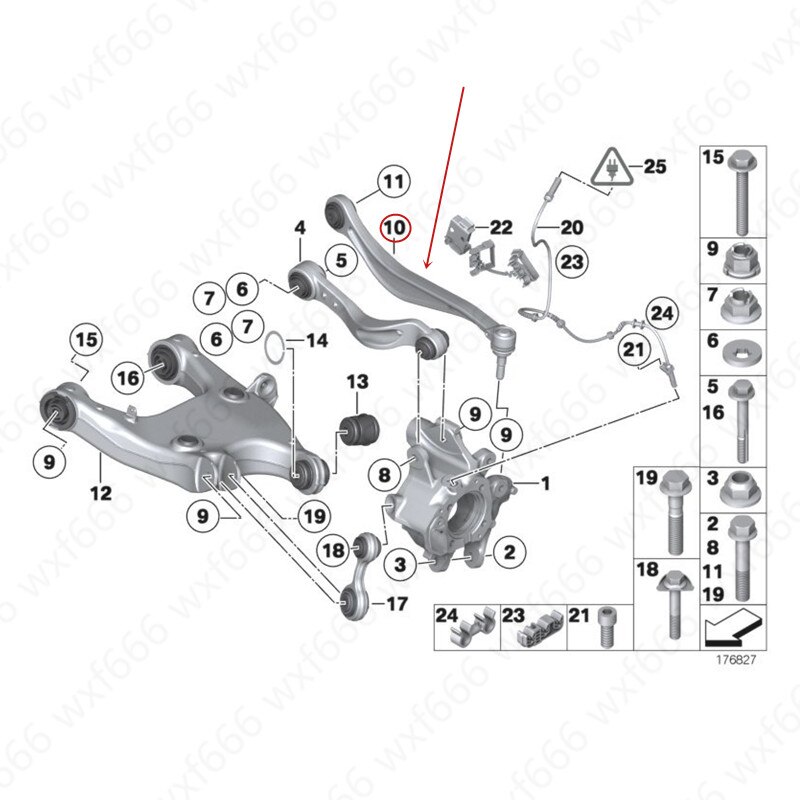 Rear straight arm Rear wheel swing arm suspension ... – Grandado