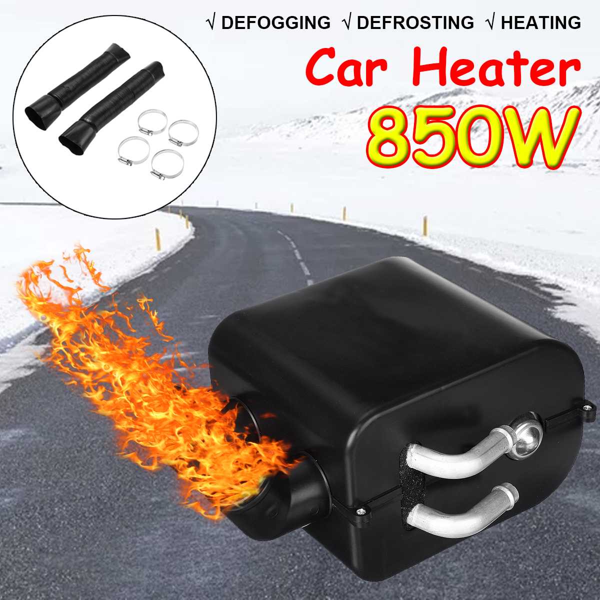 Car heater-water heating system 850W 12V/24V Water... – Grandado