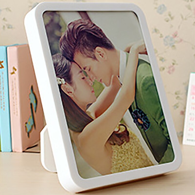 Nordic Simple Plastic Material Frame White Color P... – Grandado