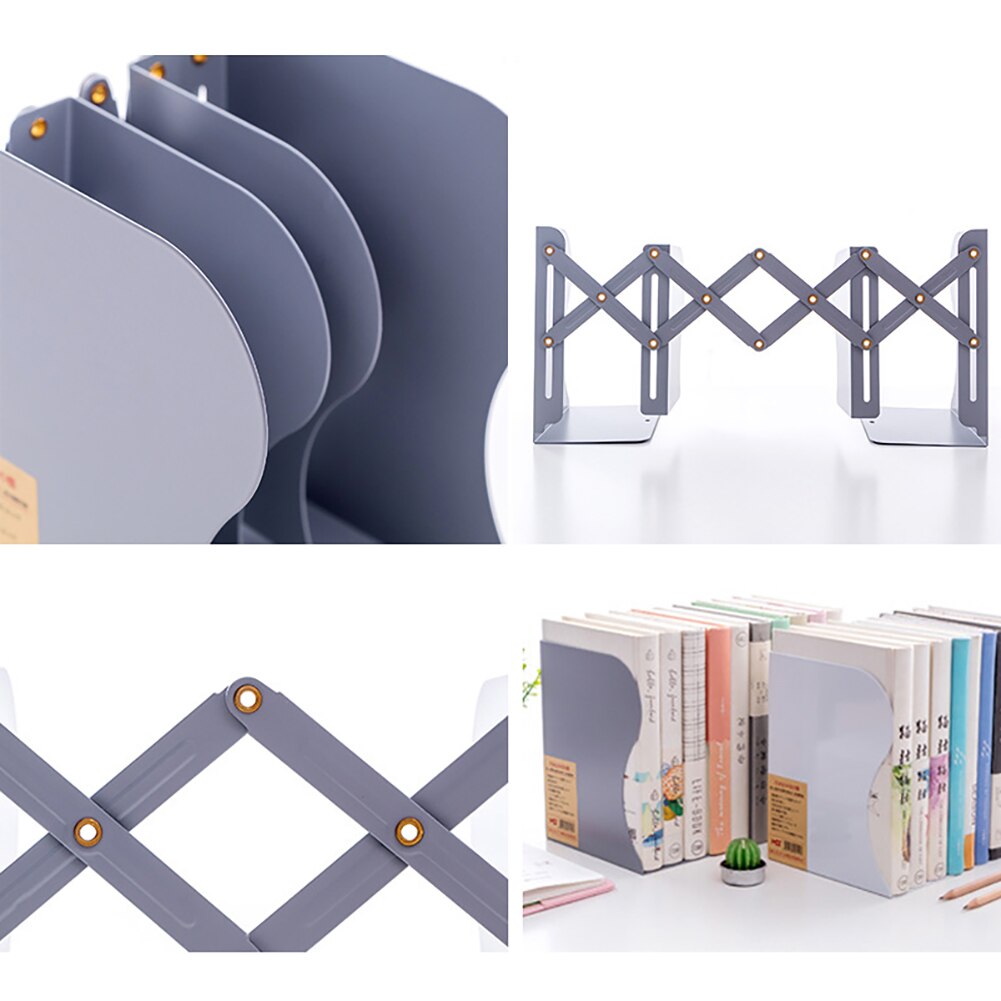 Metal Bookend Bracket Adjustable Shelf Office Shel... – Grandado