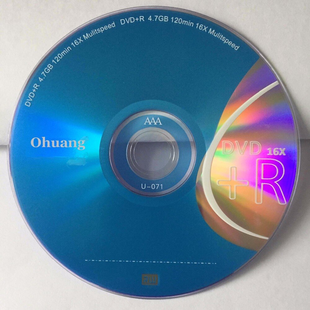 50 discs Grade AA Blauw Zilver 16x4.7 GB Lege DVD ... – Grandado