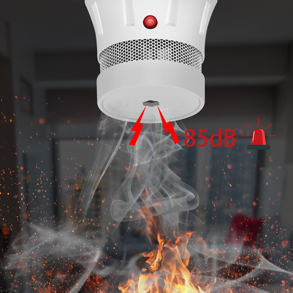CPVAN Rauch Sensor Feuer Alarm Clever Rauchmelder ... – Grandado