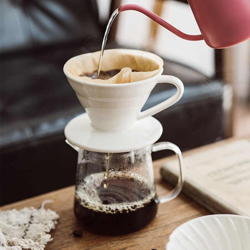 V60 Coffee Pot ,350ml 600ml 800ml Glass Coffee Dri... – Vicedeal