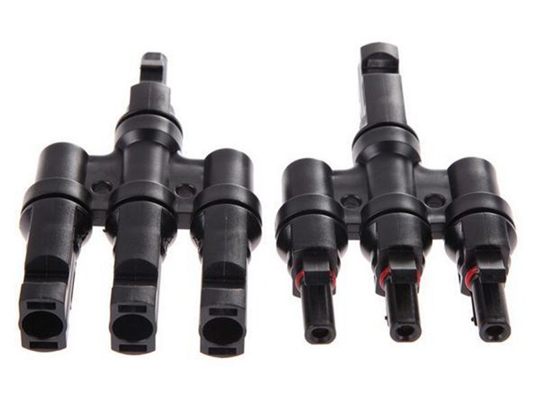 1Pair Solar Panel 1 to 3 MC4 T Branch Connector Ca... – Vicedeal