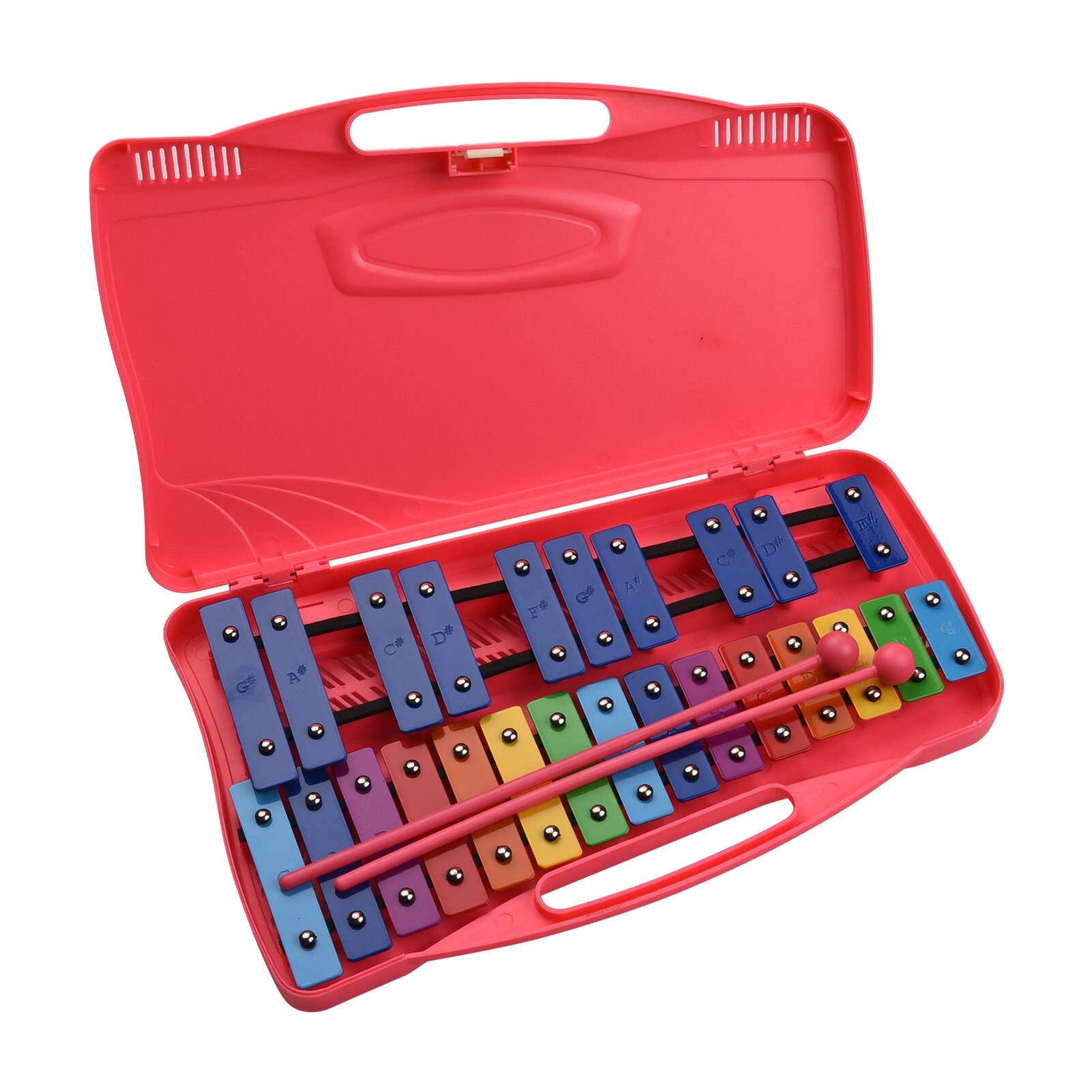 25 Notes Glockenspiel Xylophone Hand Knock Xylopho... – Grandado