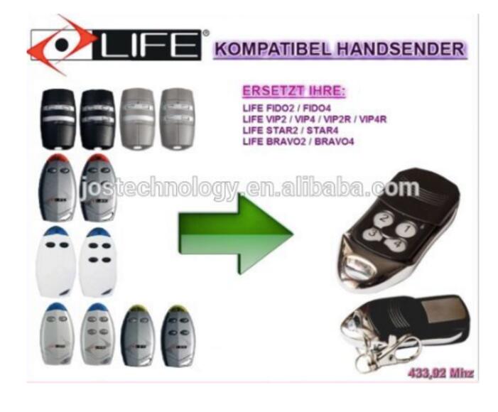 1PC LIFE garage gate Remote control LIFE FIDO2 VIP... – Grandado