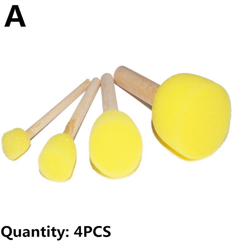 1 Set Spons Kwast Zegel Schilderen Educatief Speel... – Grandado