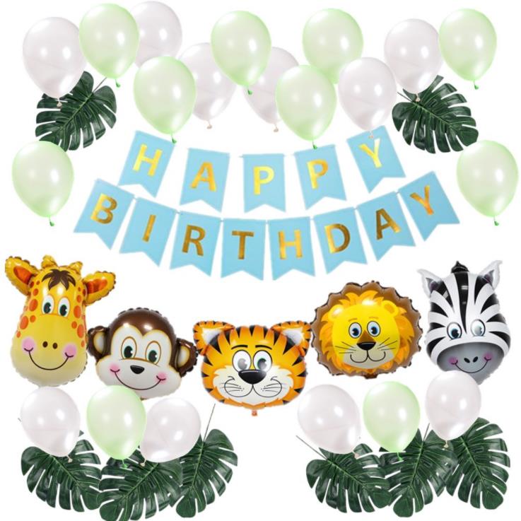 Birthday Banners Children Forest Animal Theme Boy ... – Vicedeal