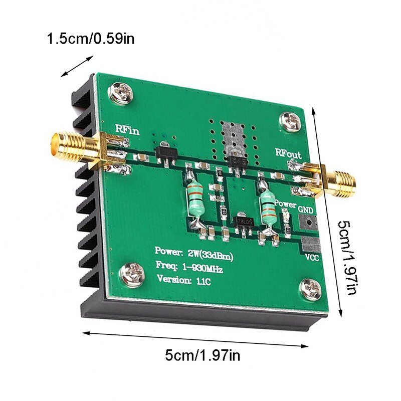 1-930MHz 2W RF Amplifier,RF Broadband Power Amplif... – Grandado