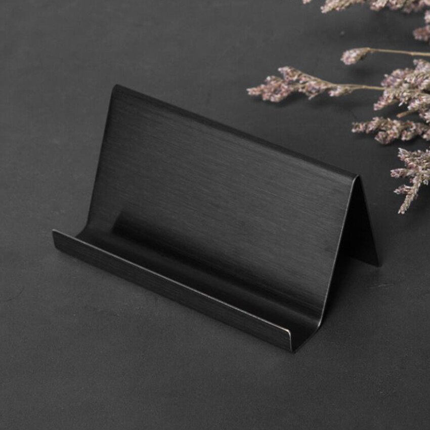 1Pc Stainless Steel Business Card Holder Display S... – Grandado