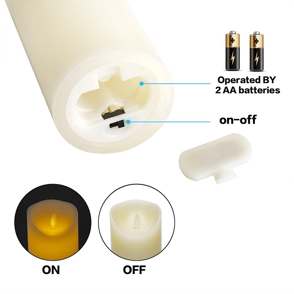 5pcs Inclined Swing Electronic Candle Light LED Ca... – Vicedeal
