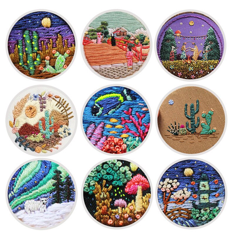 3d diy broderimateriale pakke praktisk håndverk ko... – Grandado