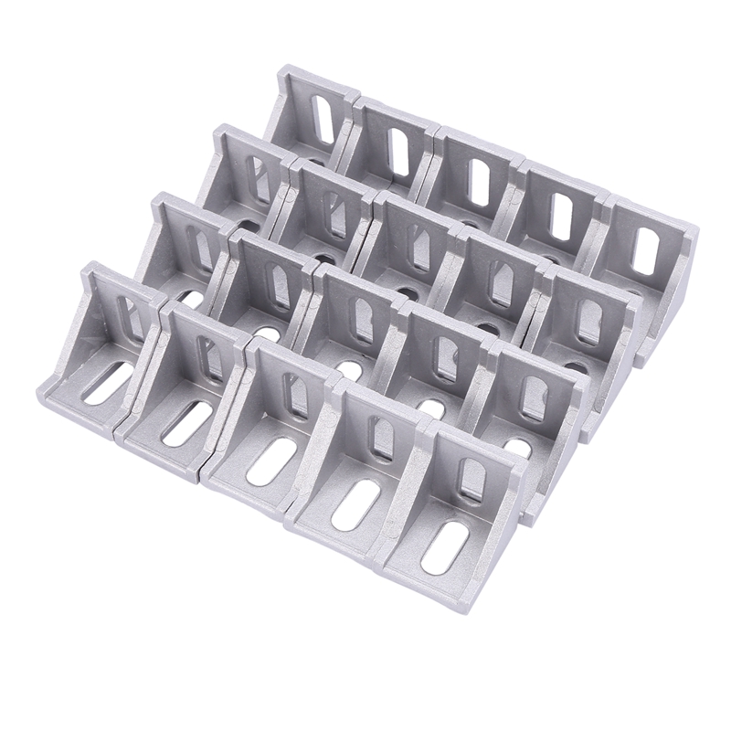 20Pcs 4040 Aluminum Corner Brackets Corner Fitting... – Vicedeal