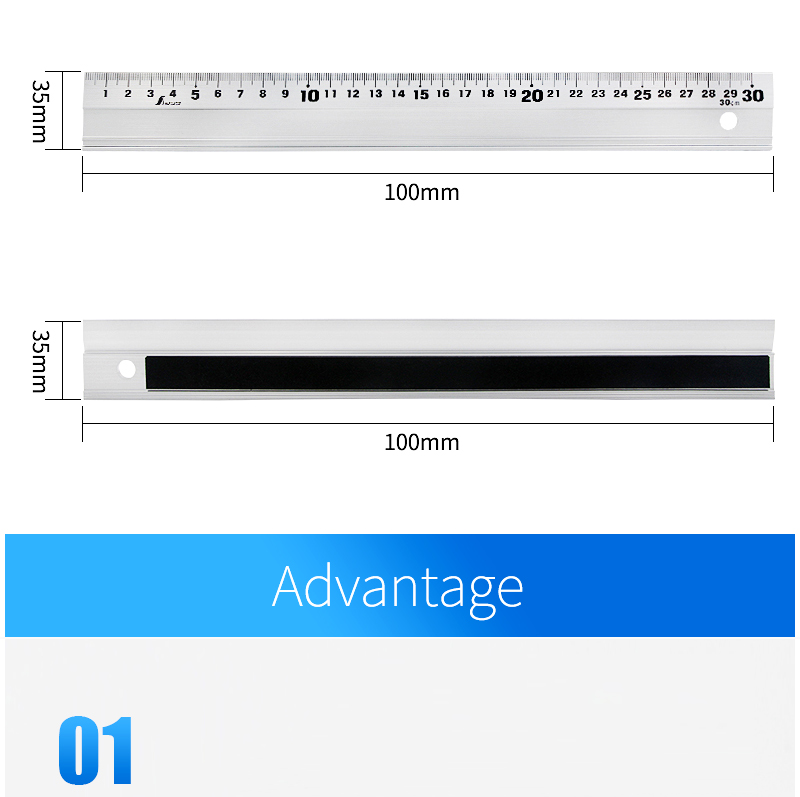 SHINWA Aluminum Art Ruler Protective Advertising R... – Grandado