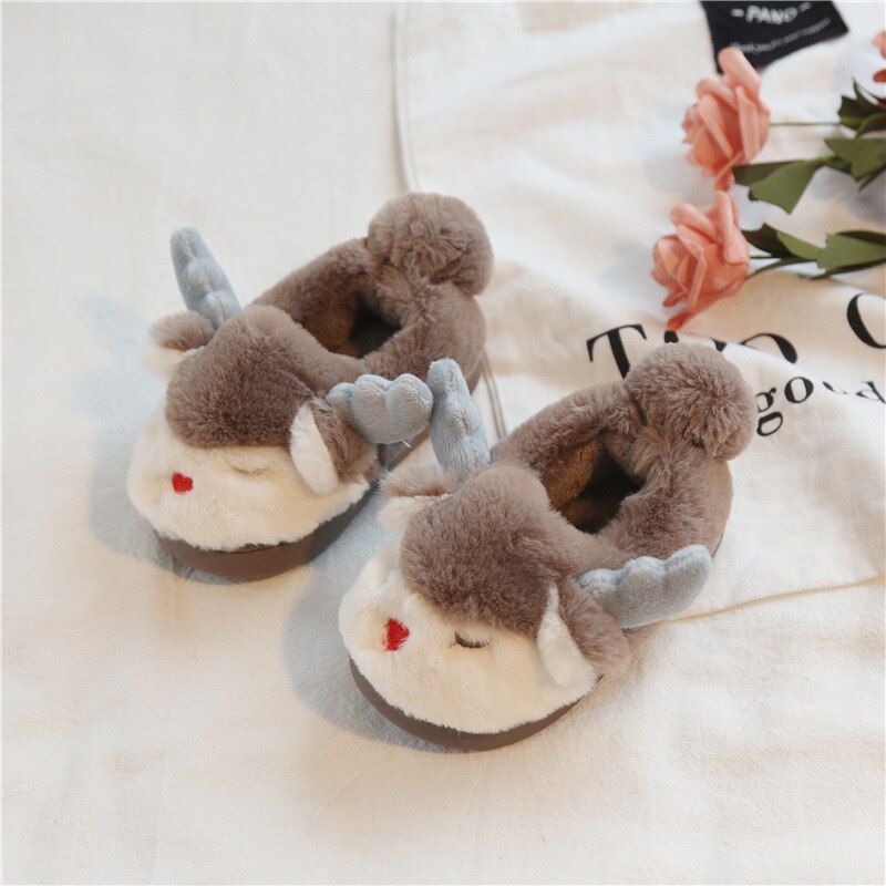 Baby Autumn and winter cotton slippers bag with he... – Vicedeal