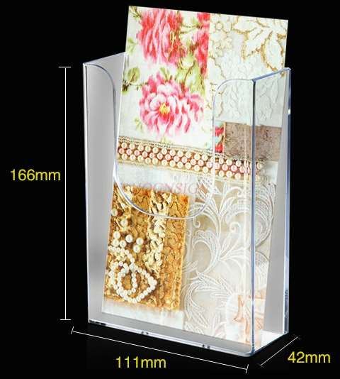 Wall-mounted A6 single-sheet rack Acrylic display ... – Grandado