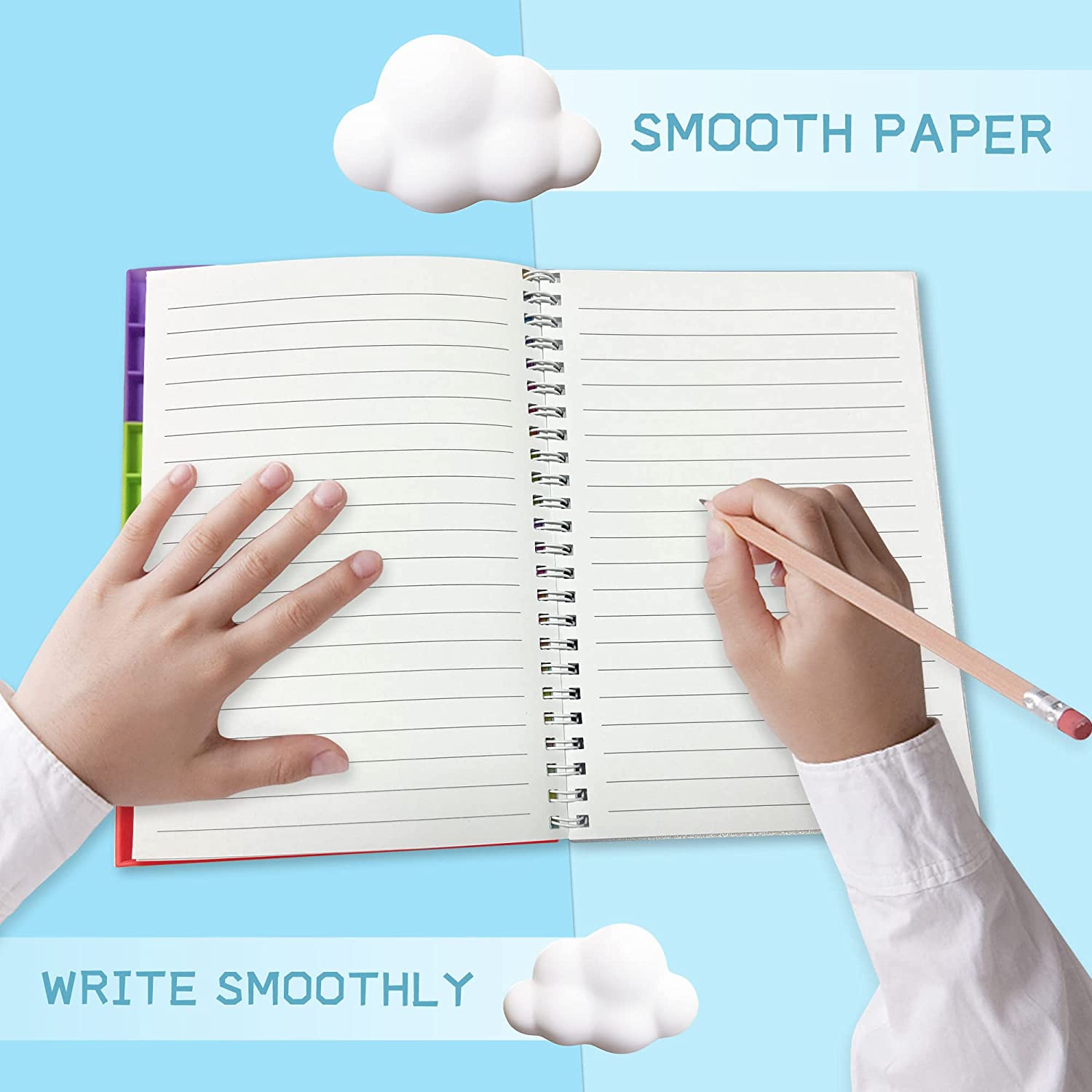 Sharkbang Fidget Pop Bubble Notebooks,A5 Spiral Jo... – Grandado